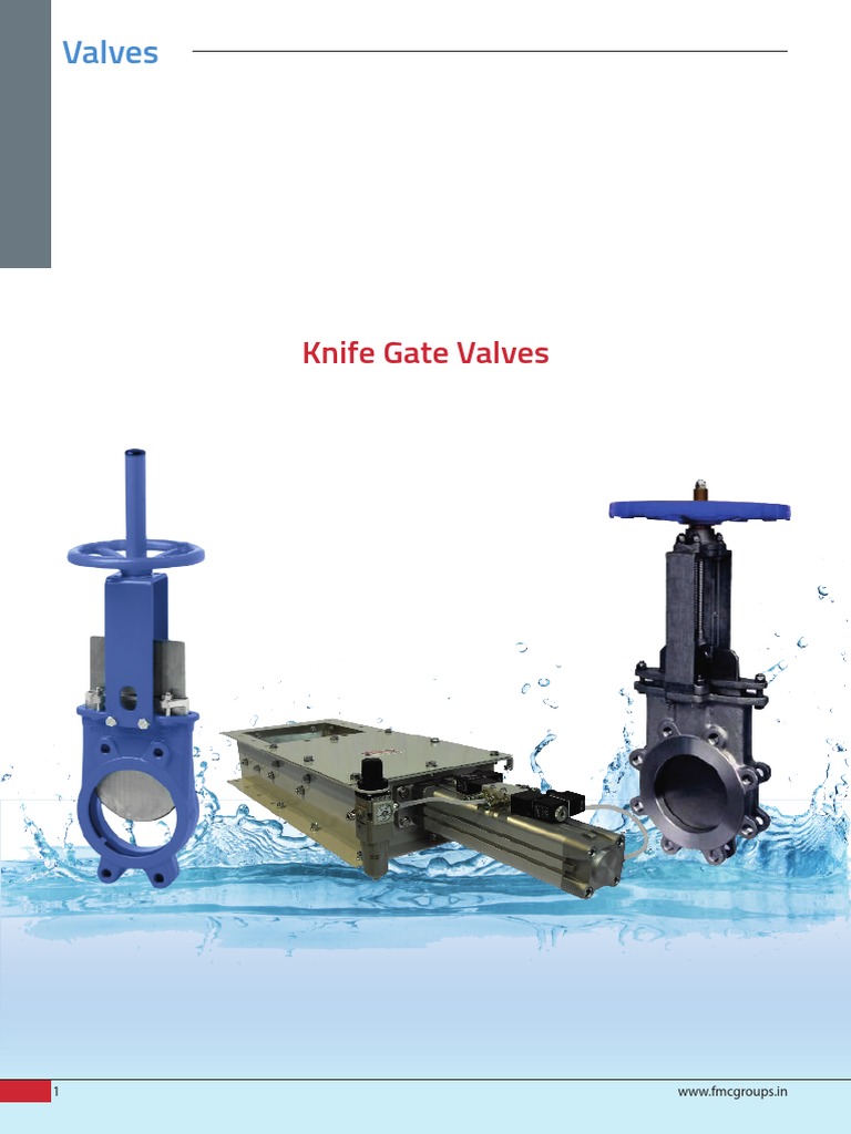 FMC - Knife Edge Gate Valve | PDF | Valve | Leak