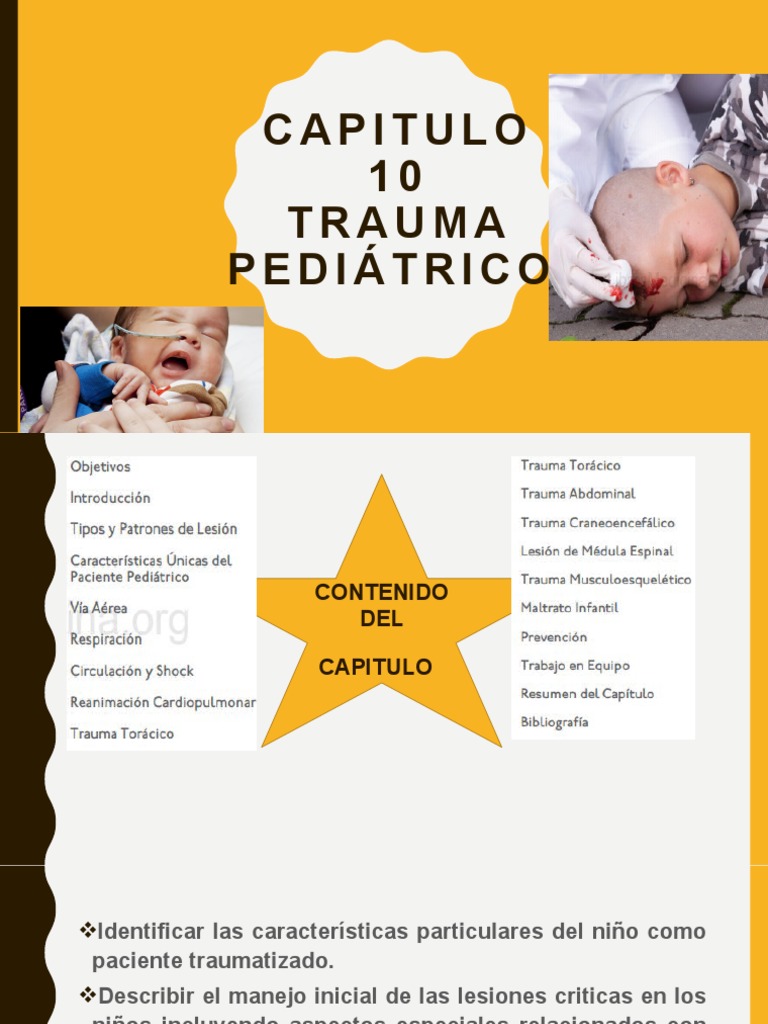 Capitulo 10 Trauma Pediatrico | PDF | Lesión | Medicina CLINICA