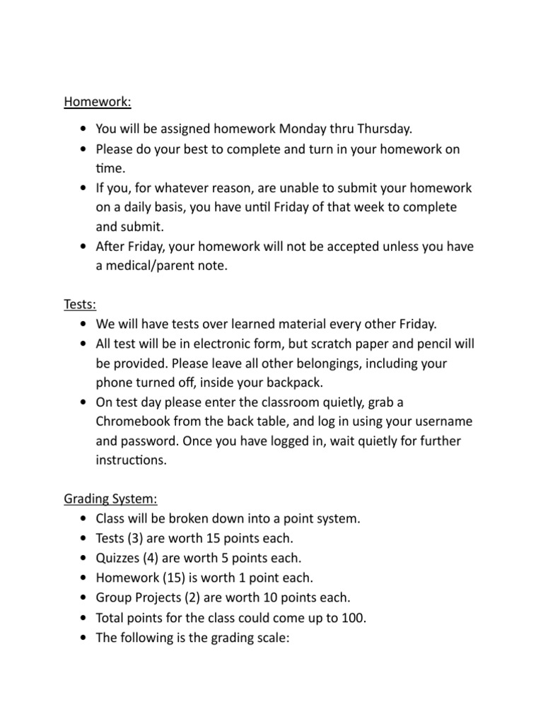 Classroom Policies and Procedures - Reflection On FERPA | PDF ...