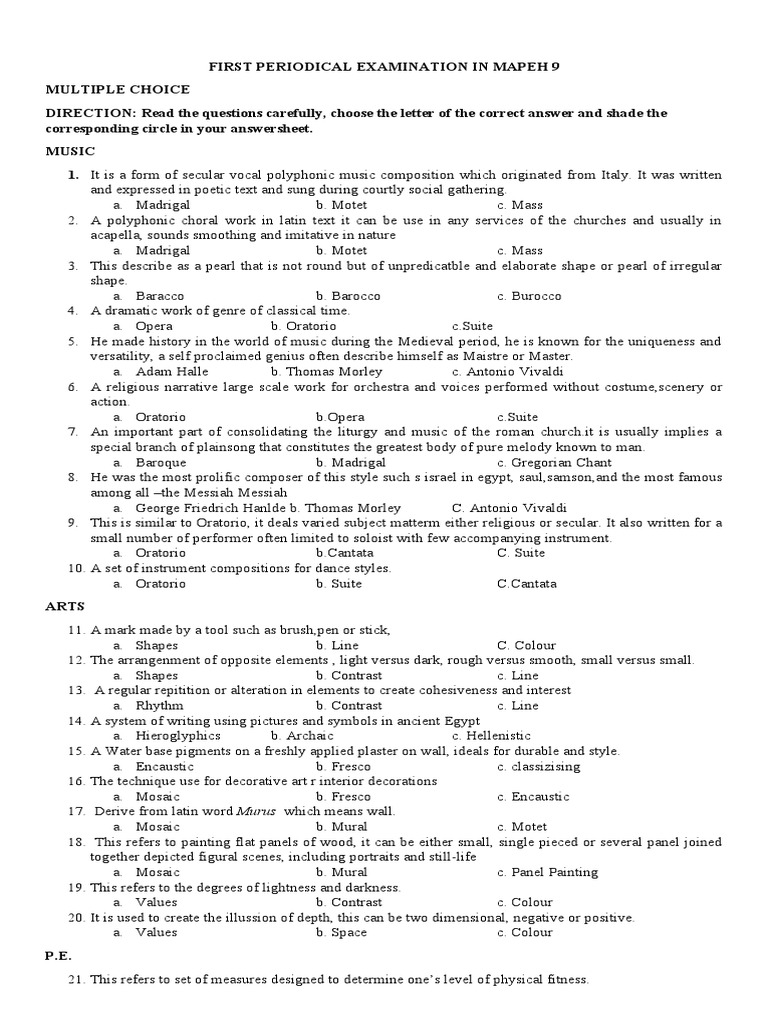 mapeh-9-q1-achievement-test-pdf-flexibility-anatomy
