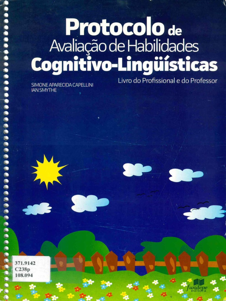 Protocolo De Avaliação De Habilidades Pdf Linguística Cognição