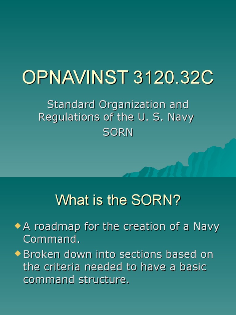 U.S. Navy Standard Organization Manual | PDF | United States Navy | Navies