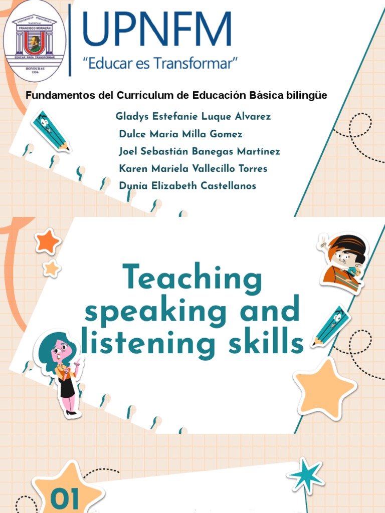 Enhancing Speaking and Listening Skills | PDF | Second Language | Teachers