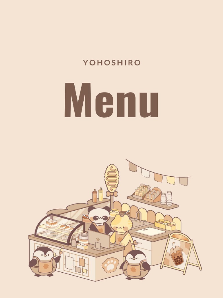 Menu Yohoshiro PDF | PDF