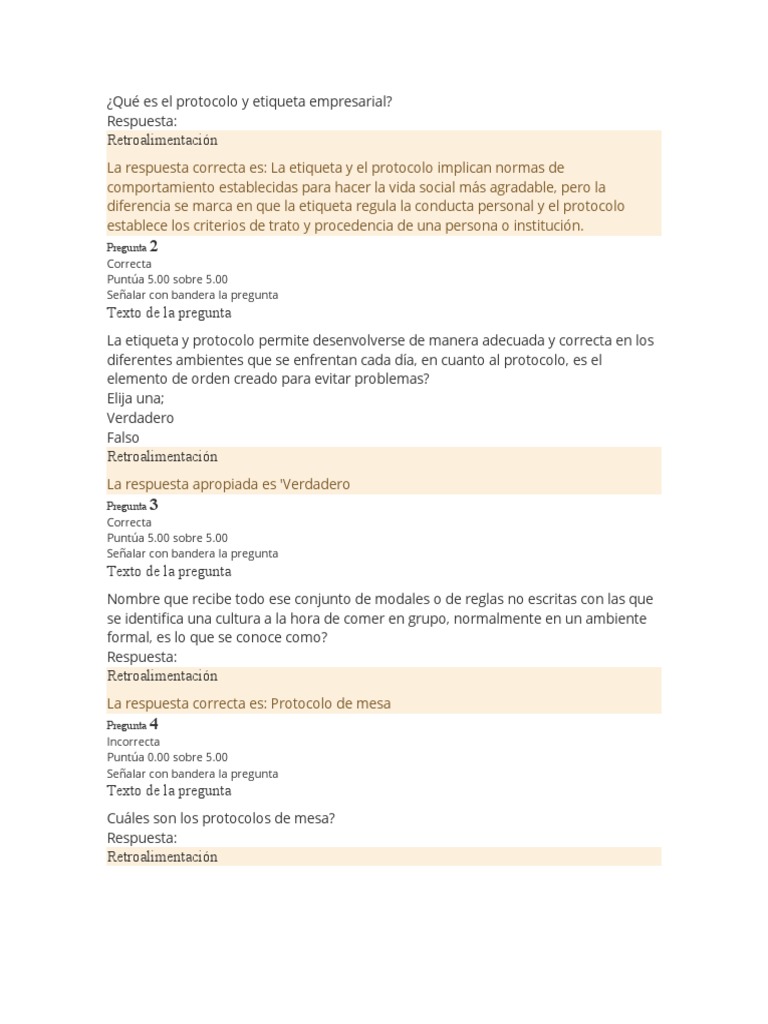 Qué Es El Protocolo y Etiqueta Empresarial | PDF | Etiqueta | Bandera
