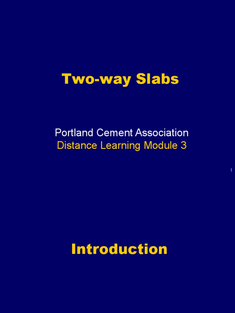 Two-Way Slabs | PDF | Bending | Beam (Structure)