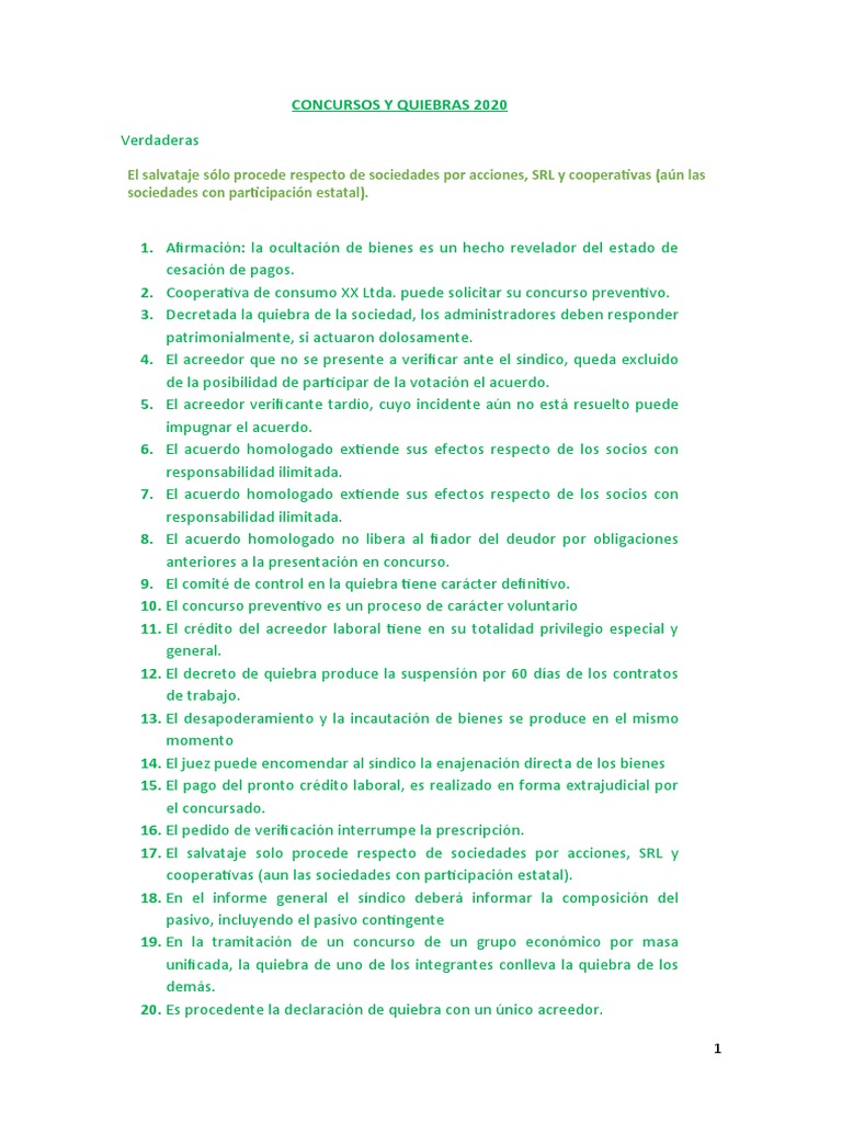 Word Cyq 2020 | PDF | Bancarrota | Sentencia (ley)