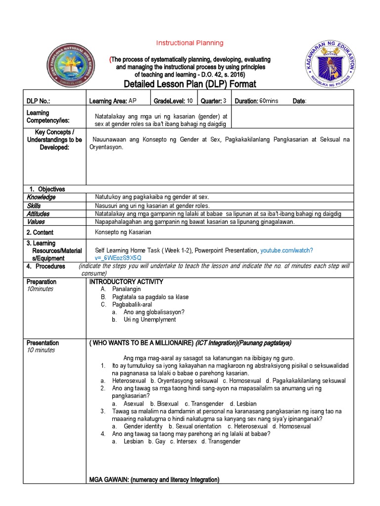 Araling Panlipunan Dlp q3 | PDF