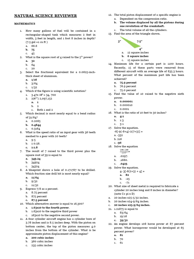 Natural Science Reviewer | PDF | Construction | Welding
