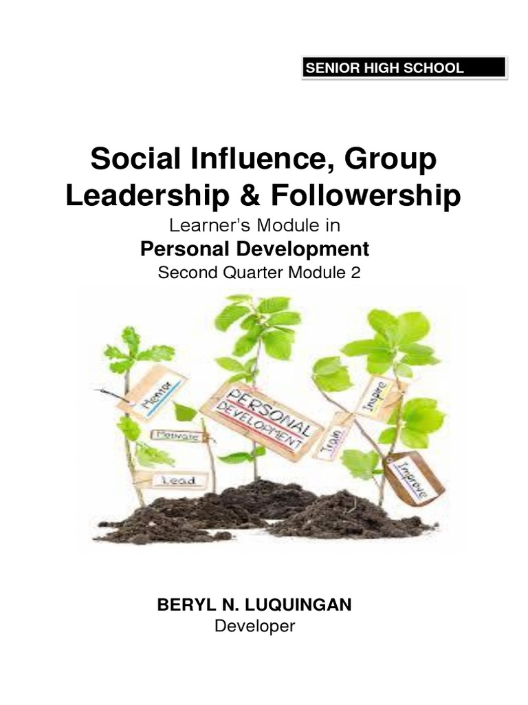 PERDEV Q2 M2 - Social Influence, Group Leadership & Followership | PDF | Servant Leadership ...
