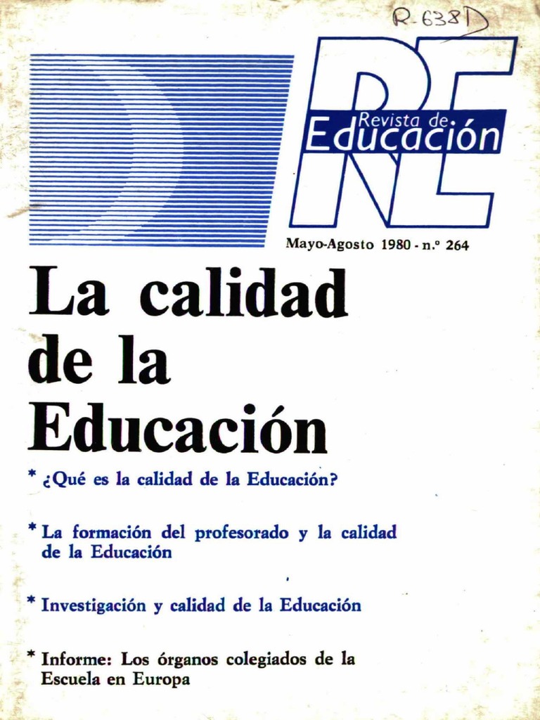 ¿Qué es la calidad de la educación? - Gaston Mialaret | PDF | Evaluación | Sociedad