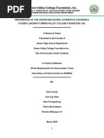 Ten Examples of Research Title For Senior Highschool | PDF | Career ...