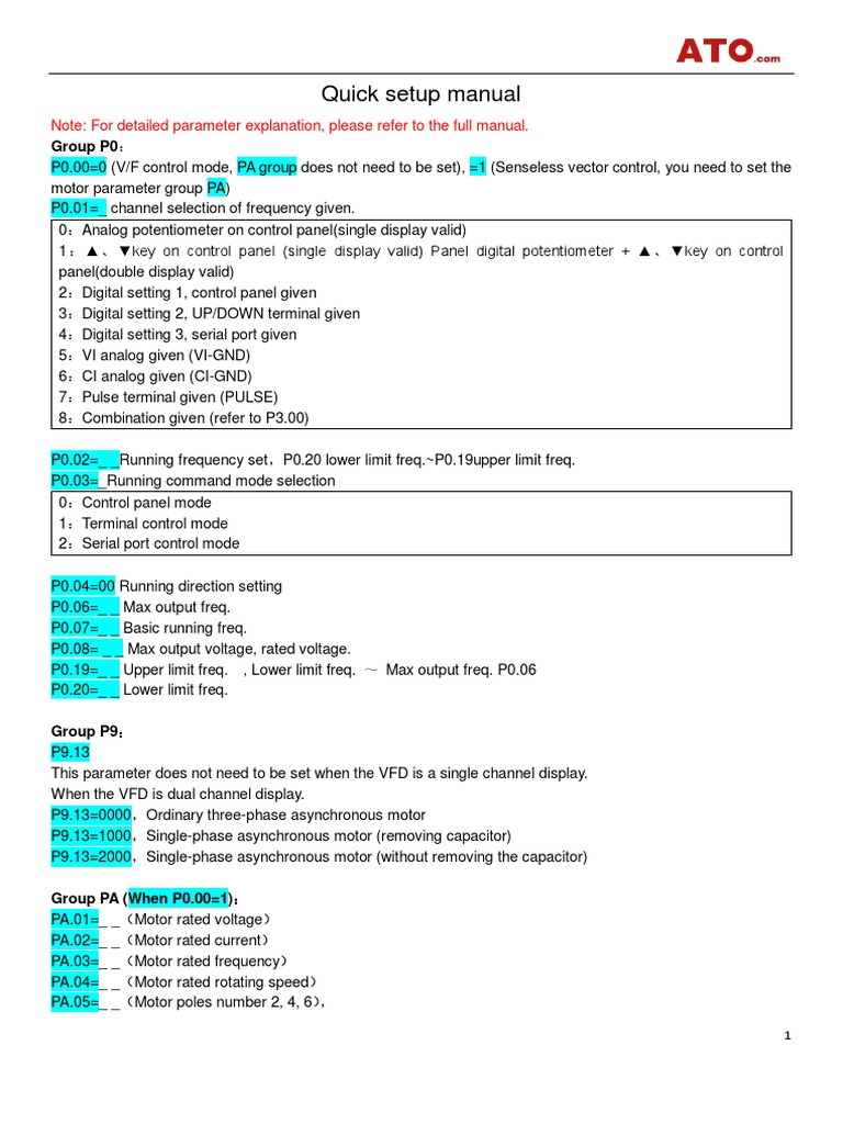 Manual Rapido de Variador Gk3000 | PDF | Electric Motor | Capacitor