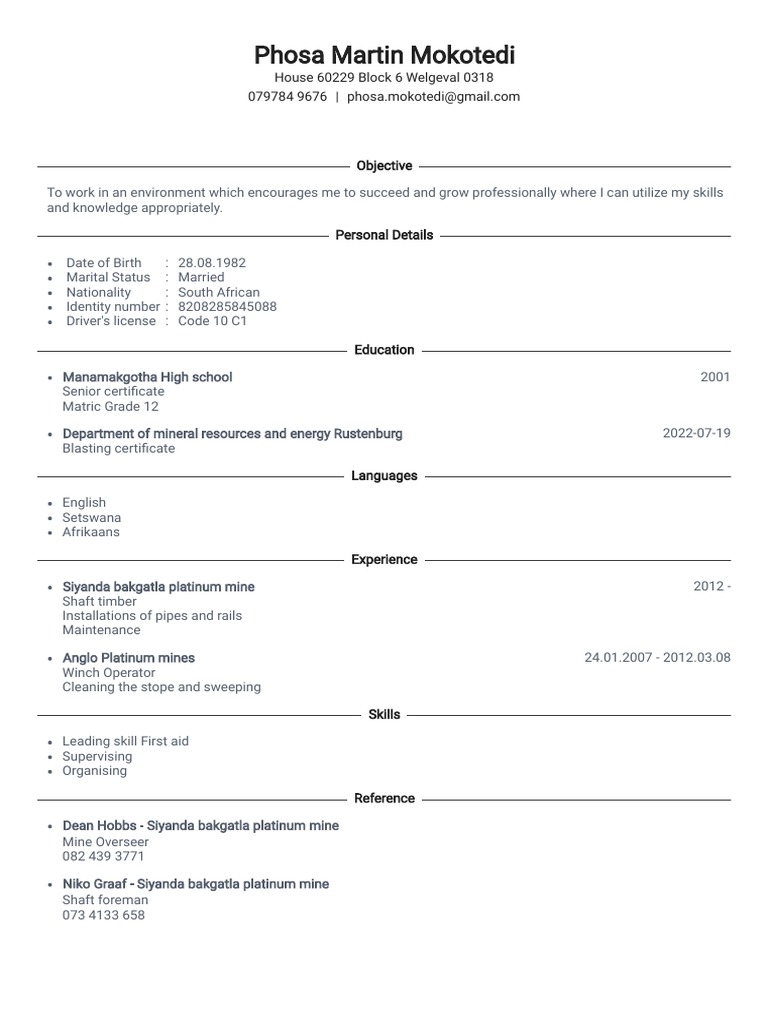CV - 2023 05 29 MK | PDF