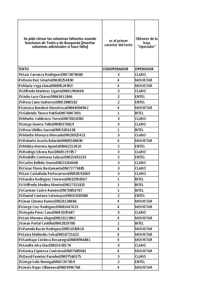 Ejercicio de Refuerzo 10-1 | PDF