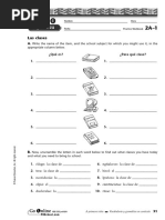 Avancemos 1 | PDF