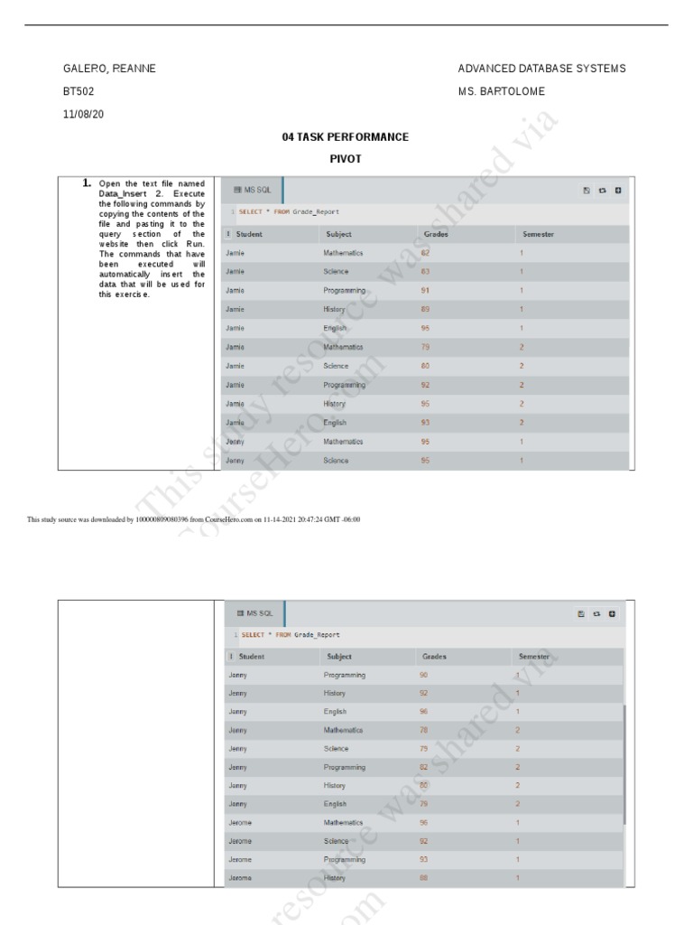 Galero Reanne 04 Task Performance 1 | PDF | Information Retrieval ...