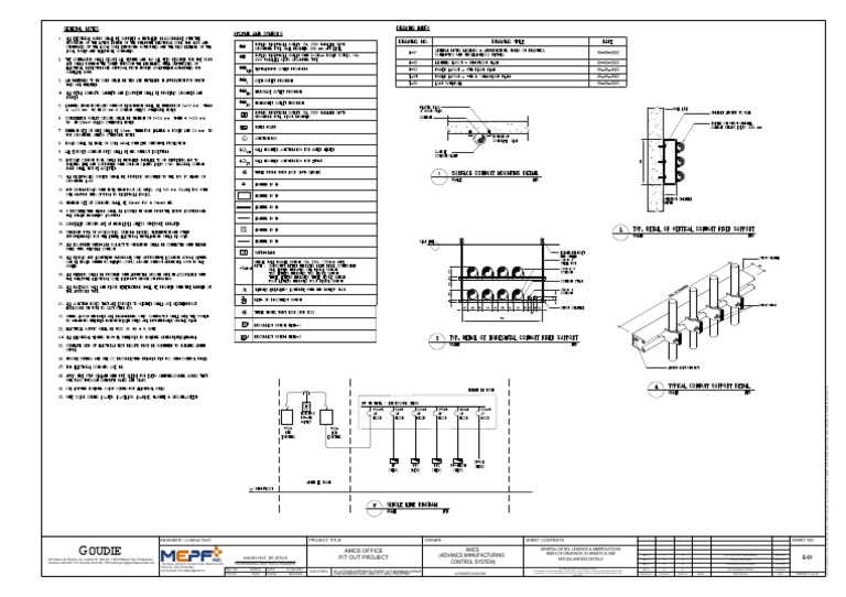 E-01 - General Notes Legends - Abbreviations, Index of Drawings, Load ...