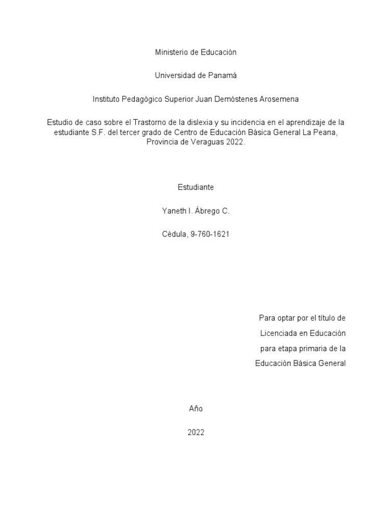 ESTUDIO DE CASO YANETH-1 (Recuperado automáticamente) | PDF | Palabra ...