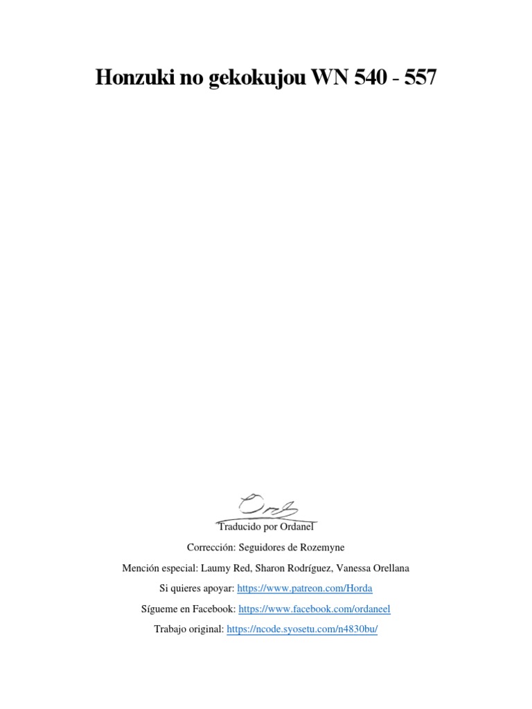 Honzuki No Gekokujou WN Parte V 540 - 557 | PDF | Oración | Verdad