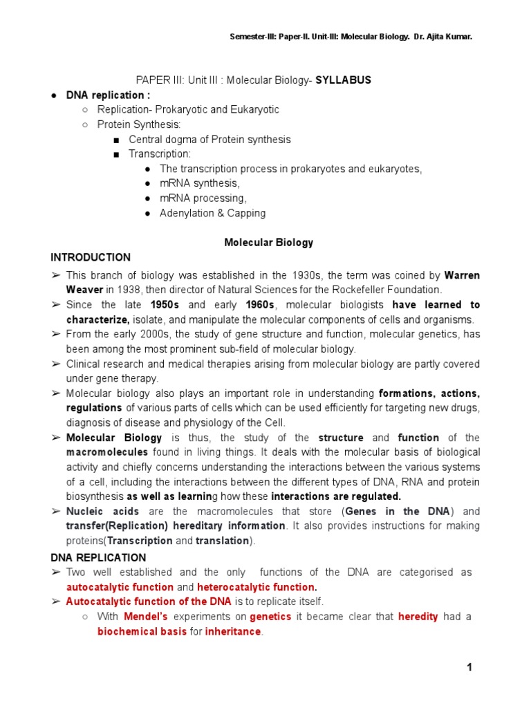MESELSON AND STAHL EXPERIMENT | PDF | Molecular Biology | Dna