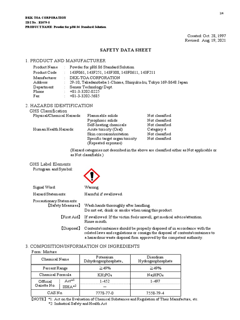 143F061 (1) - Unlocked | PDF | Toxicity | Physical Sciences