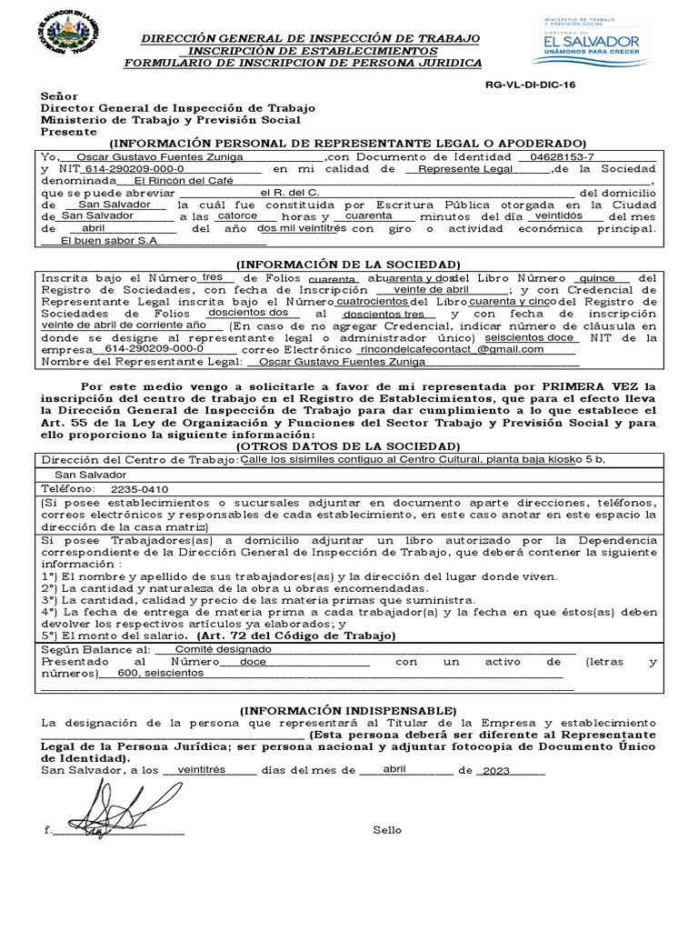 formato-inscripcion-establecimientos-inscripcion-PJ | PDF