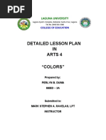 Detailed Lesson Plan Primary Colors Semis | PDF | Color | Red