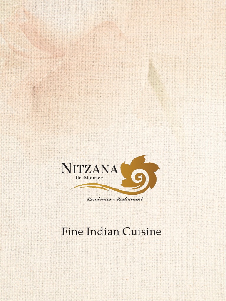 Menu du Restaurant Nitzana | PDF | Curry | sauce