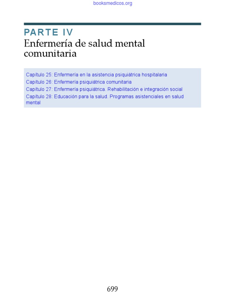 Enfermer°a de Salud Mental | PDF | Enfermería | Trastorno mental