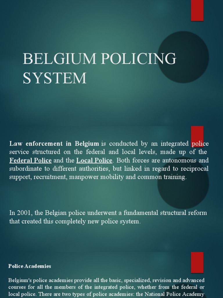 Belgium Policing System | PDF | Police | Public Law