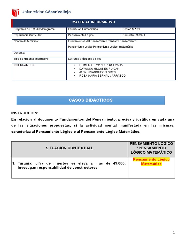 Tarea - Grupo 9 | PDF | Pensamiento | Impuestos