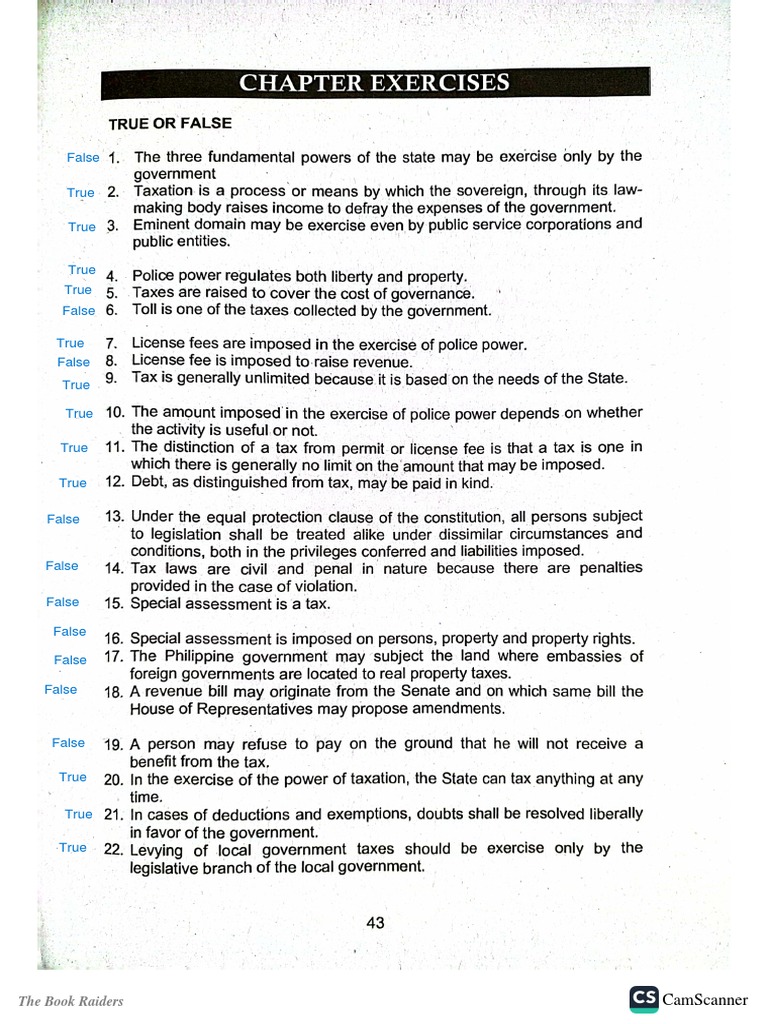 Chap 1 TAX Theories | PDF | Taxes | Taxpayer
