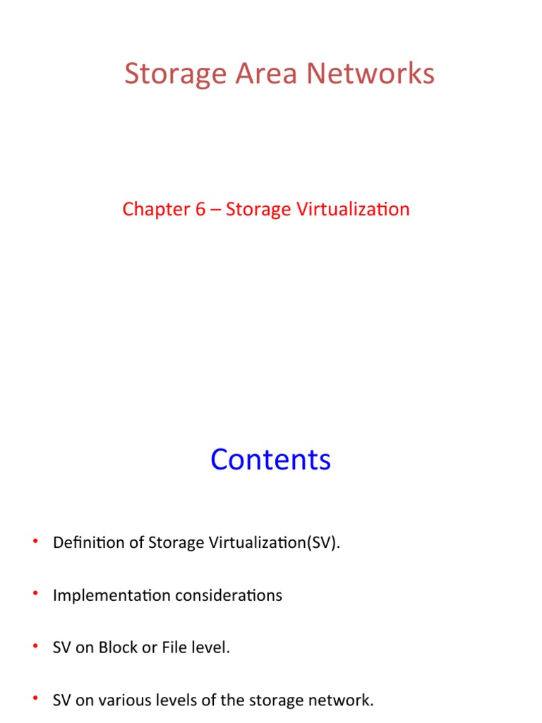 CH 6 - Storage Virtualization-2 | PDF | Computer Data Storage | File System