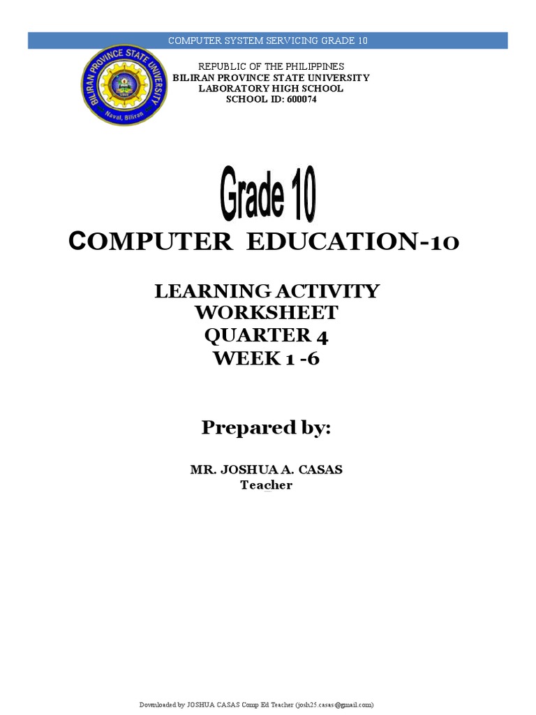 Module Fourth Quarter | PDF | Computer Network | Ip Address