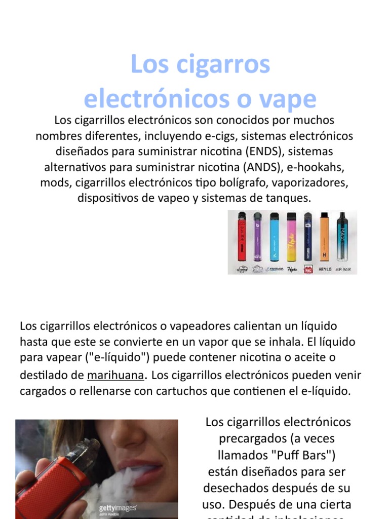 El Vape | PDF | Cigarrillo electrónico | Cigarrillo