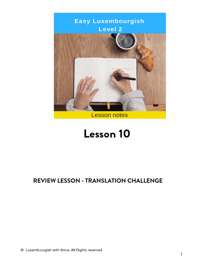 10 Study Notes Review | PDF