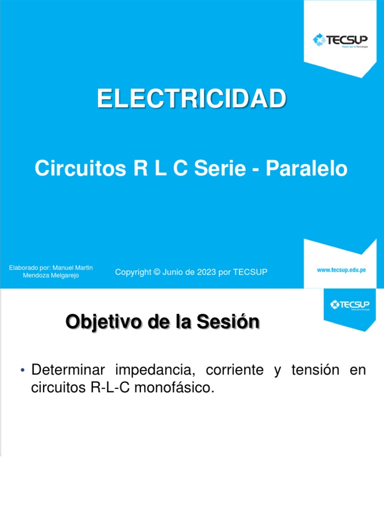 S11 CIRCUITOS RLC SERIE - PARALELO | PDF