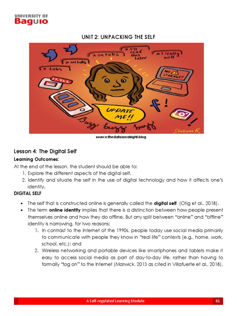 Digital Self | PDF | Online And Offline | Social Media