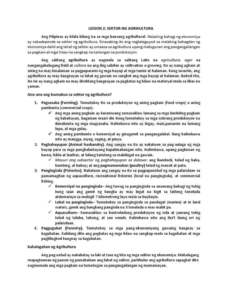 Lesson 2 Ap 4TH Q | PDF