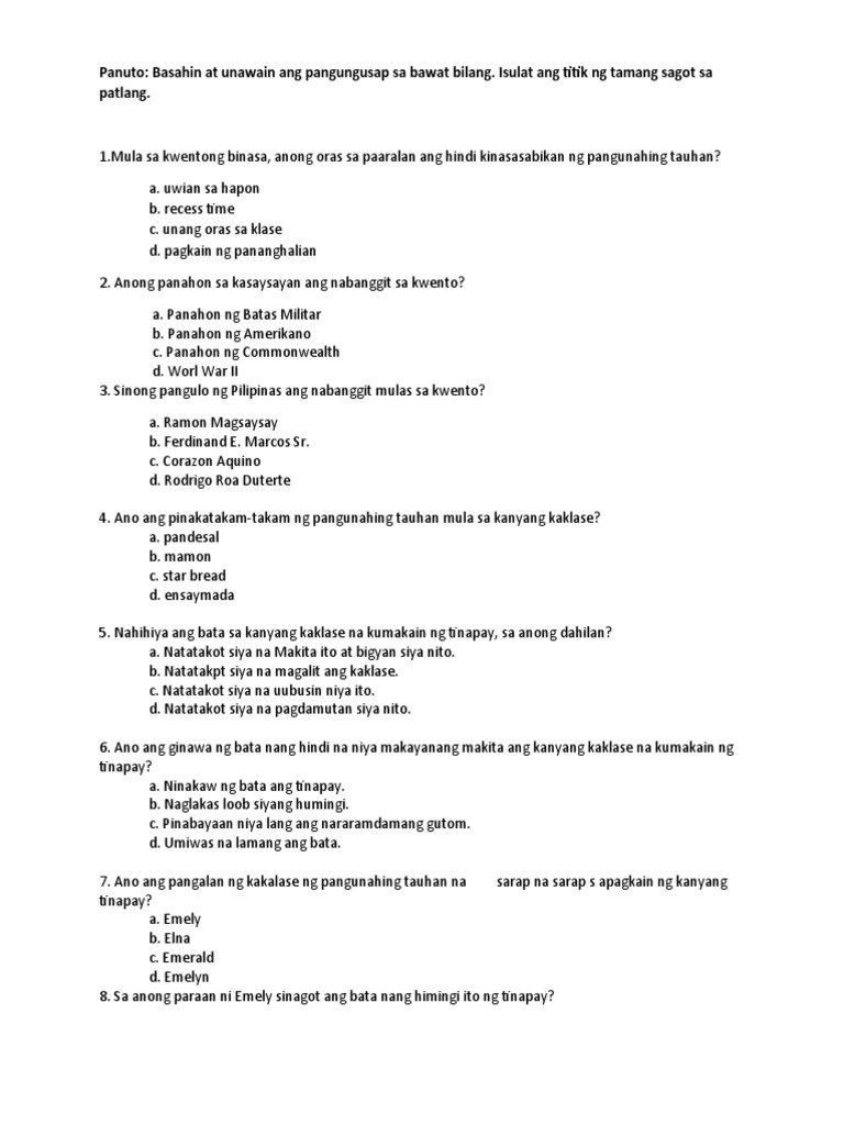 Maraming Pagpipilian | PDF