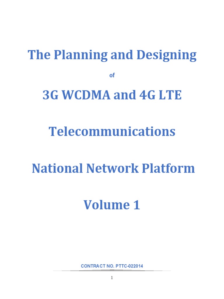 Appendix 1 - Network Planning and Designing Document - Volume 1 | PDF | Computer Network | Voice ...