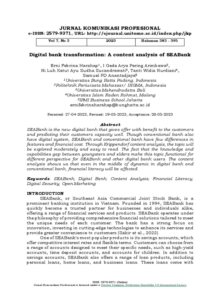 A Content Analysis of Seabank | PDF | Banks | Computer Security