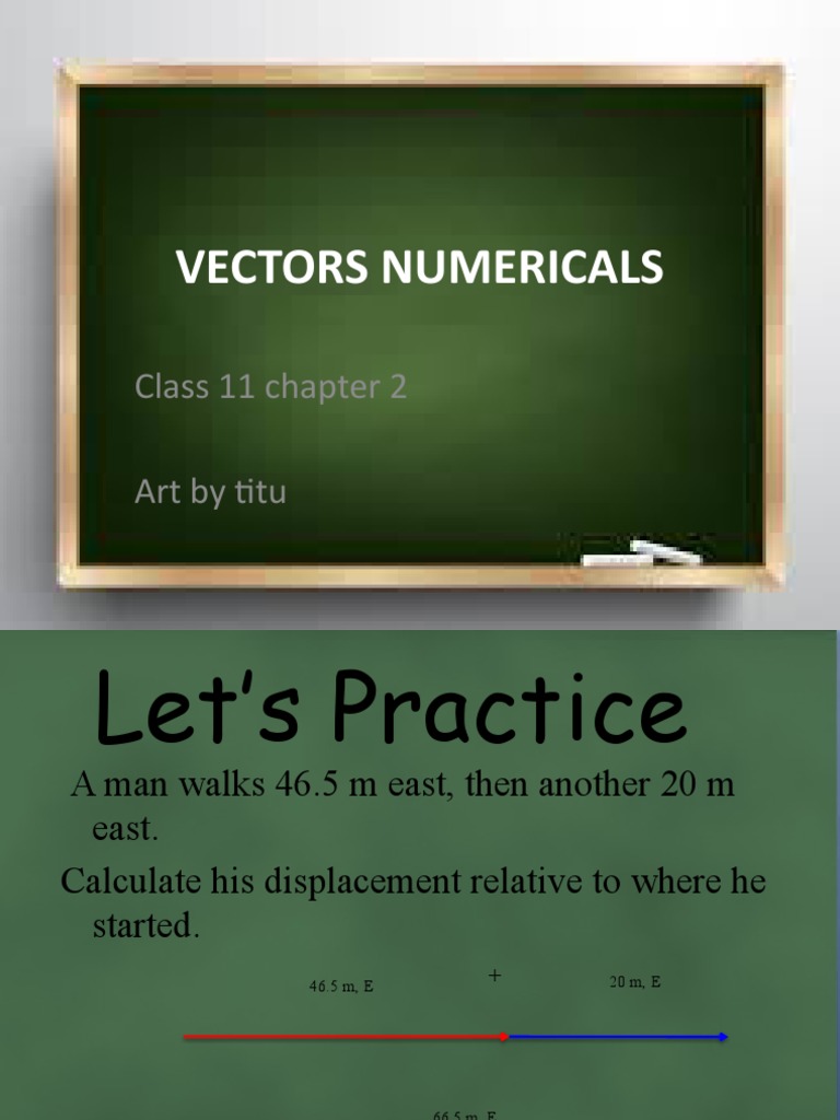 Vectors Numericals | PDF | Trigonometric Functions | Physical Quantities