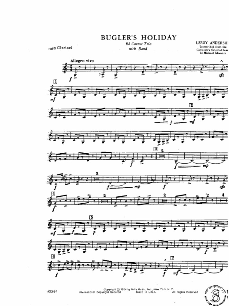 Bugler's Holiday-Parts | PDF