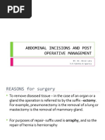 Surgical Incision Types and Uses | PDF | Abdomen | Anatomy