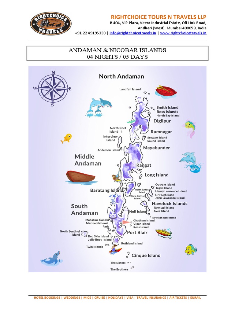 Andaman Tour Itinerary | Download Free PDF | Oceanography | Physical Geography