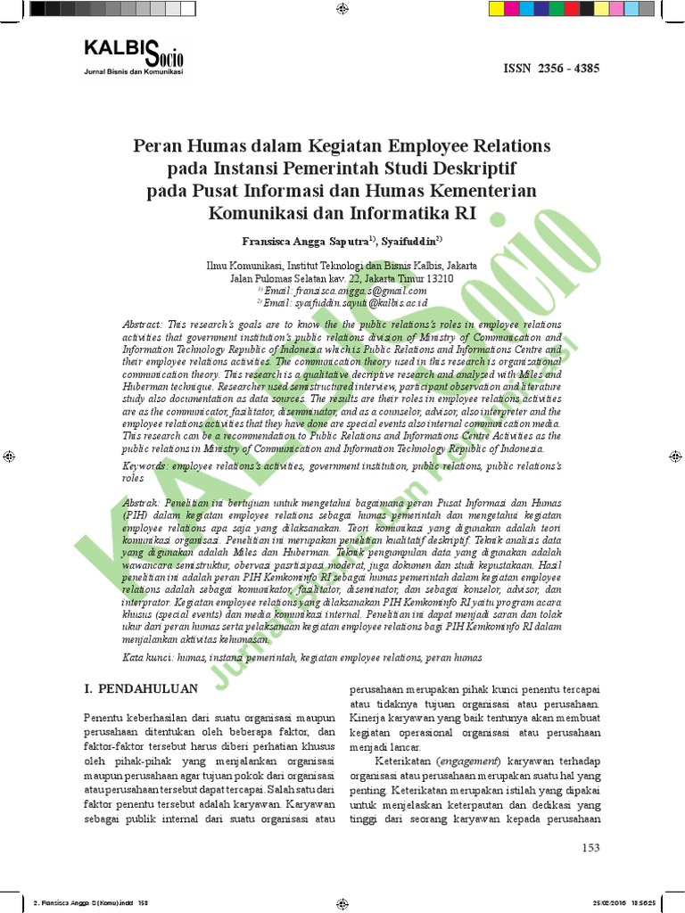 Contoh Laporan Magang Jurusan Humas | PDF