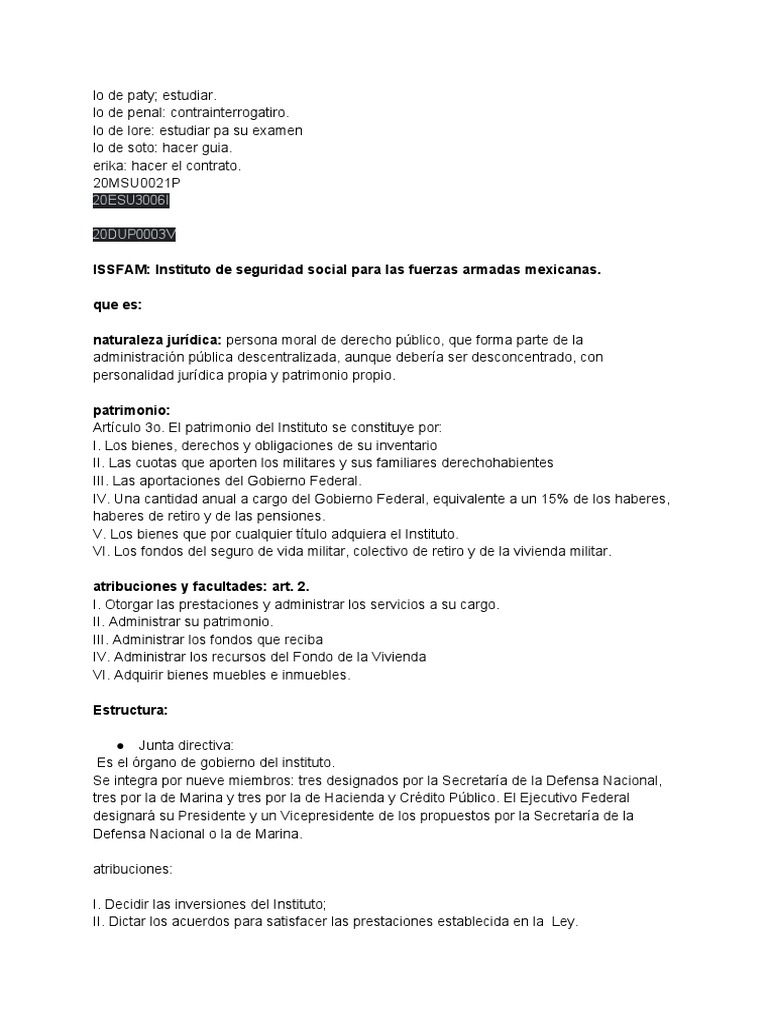 ISSFAM | PDF | Politica de mexico | México