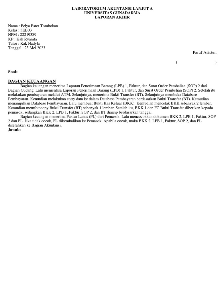 M1 Flowchart Prak APSIA - Drawio | PDF